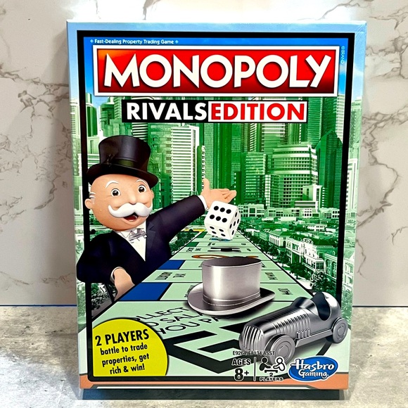 Hasbro | Games | Monopoly Rivals Edition Hasbro 2 Player Board Game New ...